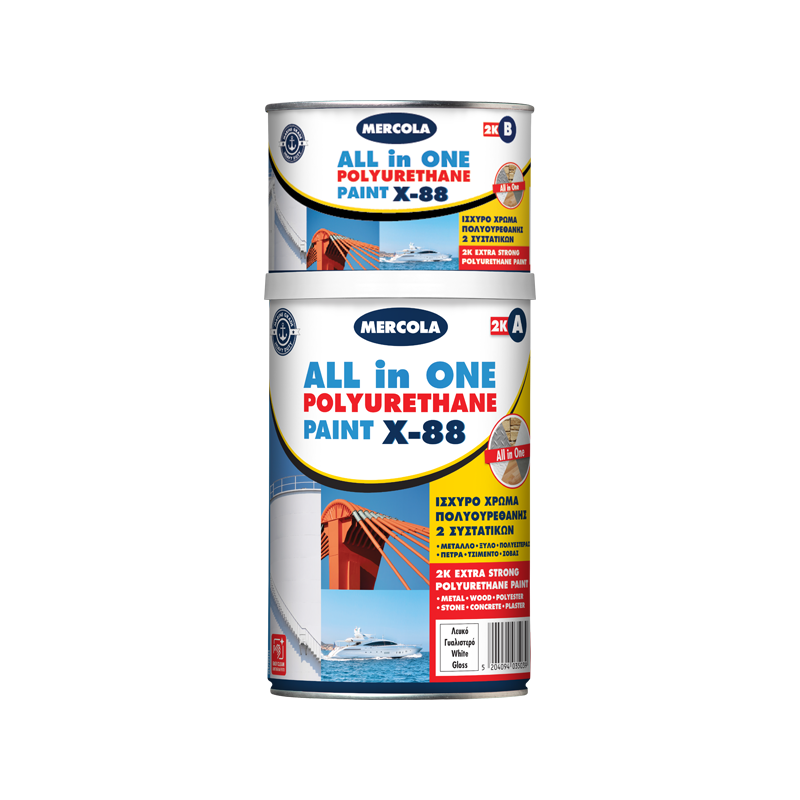 Marine Coatings: ALL in ONE POLYURETHANE PAINT X-88