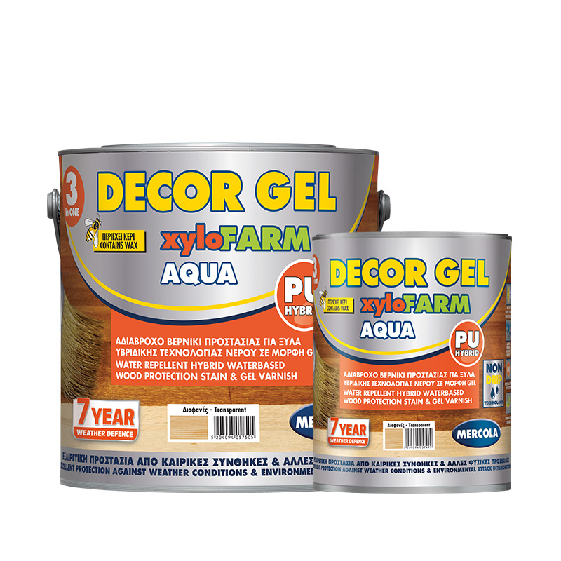 Βερνίκια Εμποτισμού Ξύλου: DECOR XYLOFARM AQUA GEL