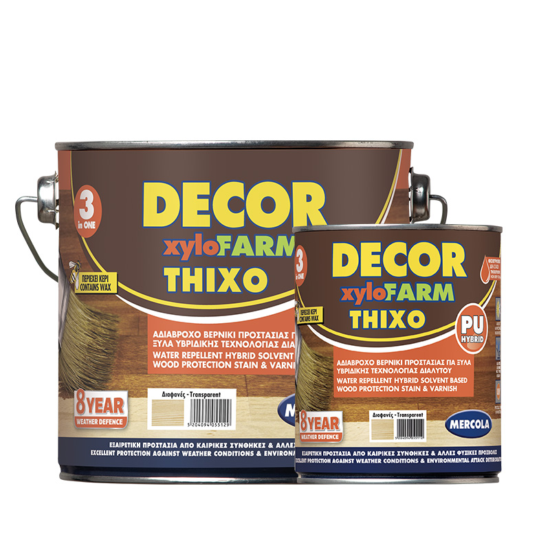 Βερνίκια Εμποτισμού Ξύλου: DECOR XYLOFARM THIXO