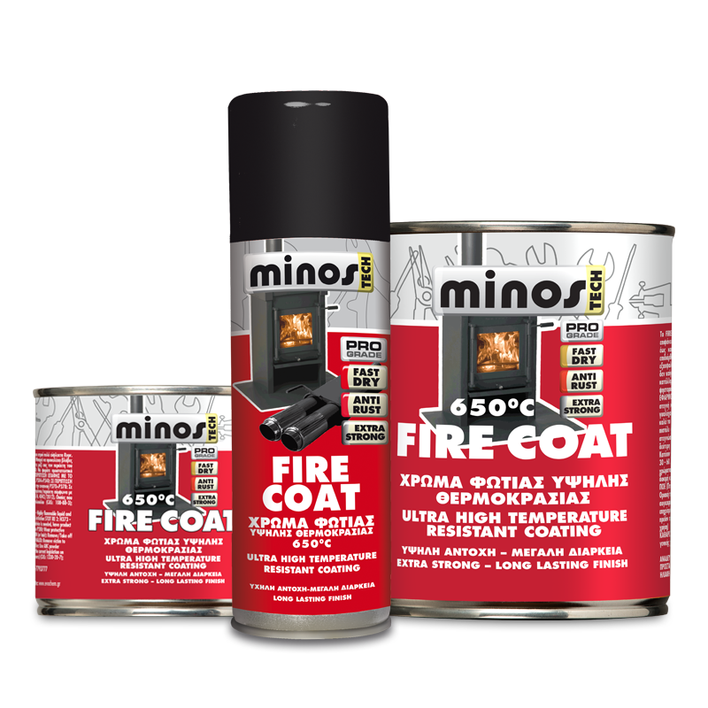 Metal Care & Enamel Paints : MINOS TECH FIRE COAT