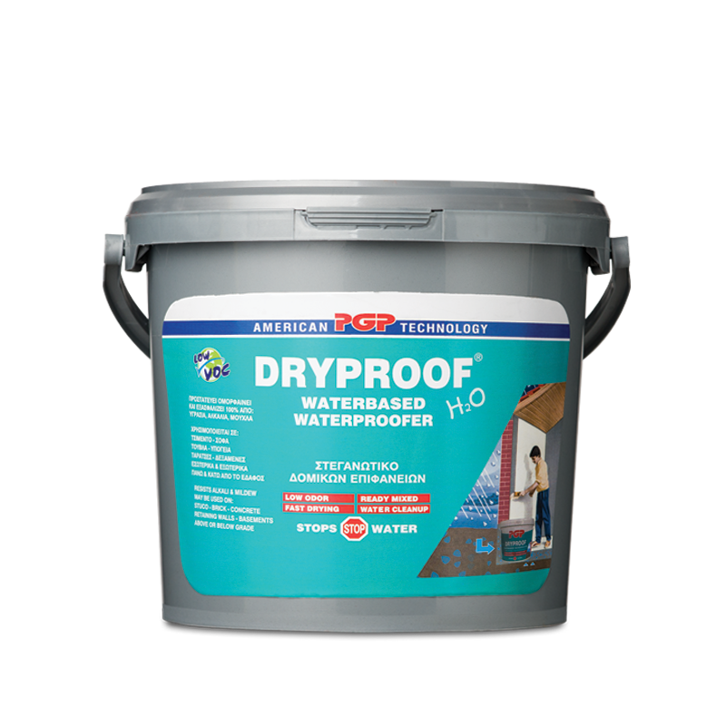 Specialized Waterproofing : PGP DRYPROOF WATERBASED MASONRY WATERPROOFER